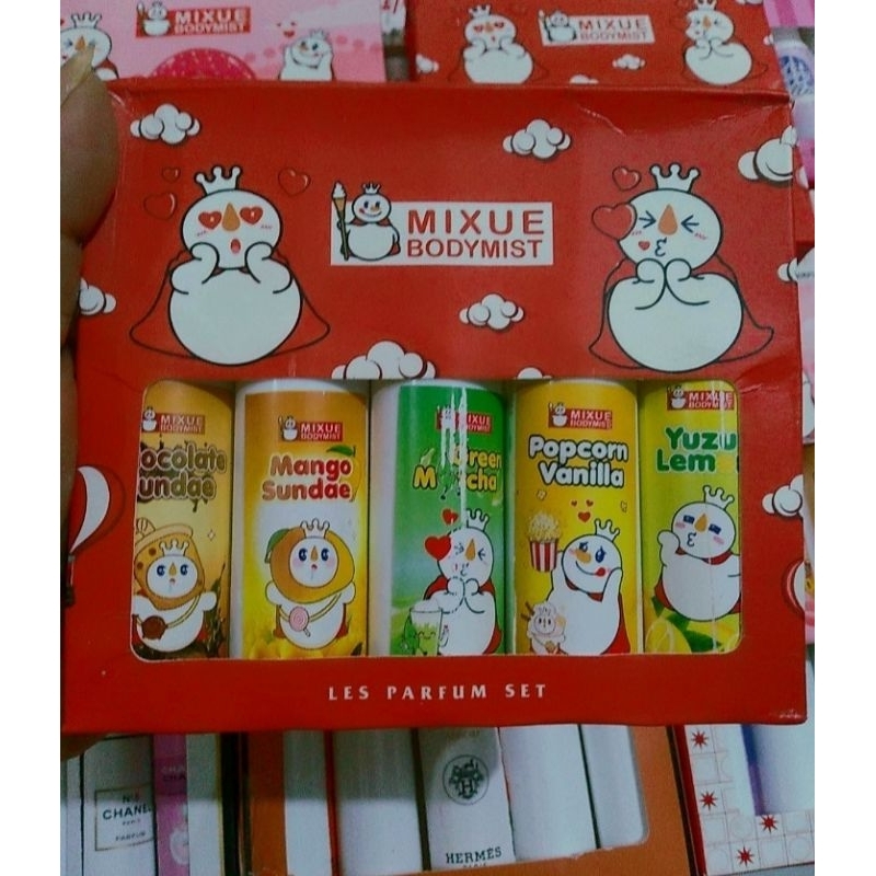 Jual PARFUM MIXUE GIFT BOX ISI 5//PARFUM MIXUE GIFT 5×30ML | Shopee ...
