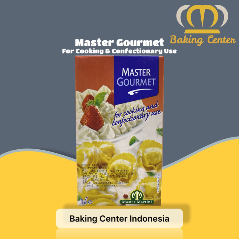 Jual Master Gourmet Cooking Cream And Confectionary use 1kg | Shopee ...
