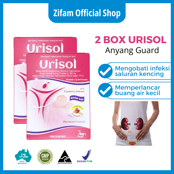 Jual ZIFAM - Anyang Guard Urisol (2 box @ isi 10) Kantung Kemih Sehat Hidup Nikmat Infeksi ...