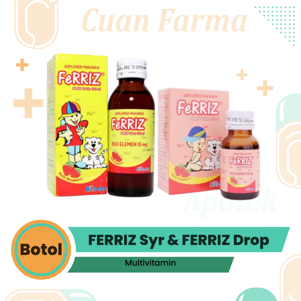Jual Ferriz Sirup 100ml, Drop 30ml | Shopee Indonesia