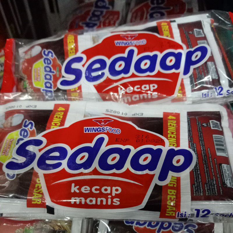 Jual Kecap Manis Sedap Sachet isi 12 pcs x 16 ml | Shopee Indonesia