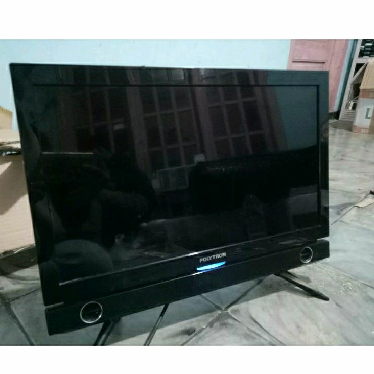Jual TV LED Bekas Polytron PLD 20D9501 minus lcd Pecah/garis | Shopee ...