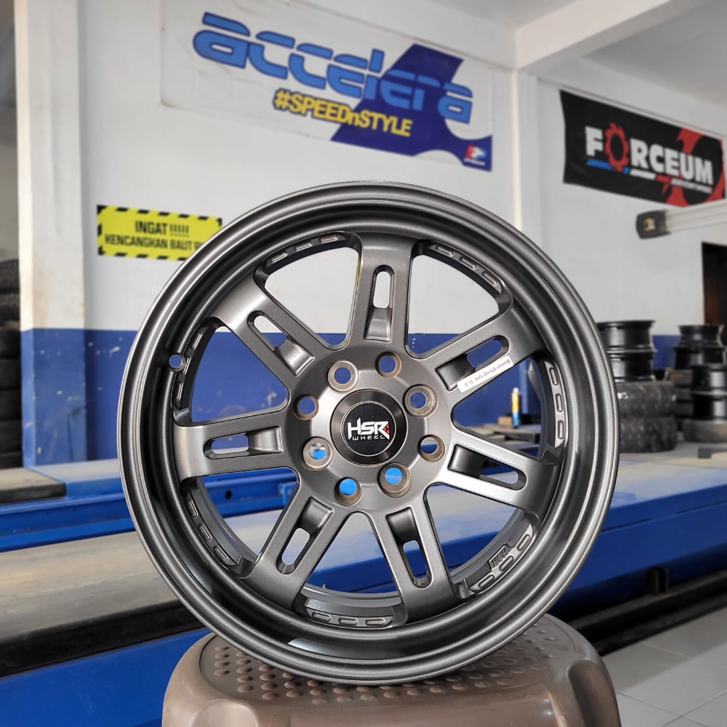 Jual VELG HSR TOYOTA KIJANG KAPSUL MURAH PALEMBANG TYPE DIAMON R15 PCD ...