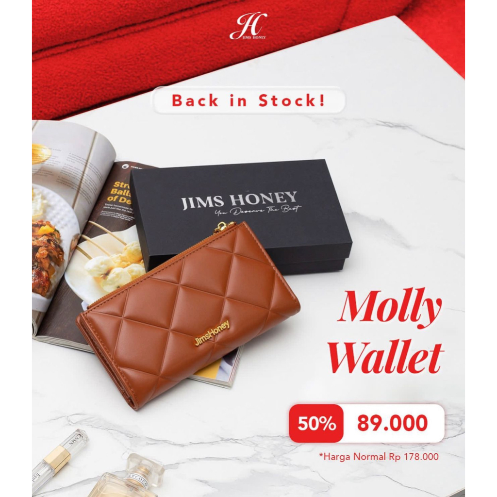 Jual MOLLY WALLET FREE BOX JIMSHONEY BANJARBARU ( BISA COD ) | Shopee Indonesia