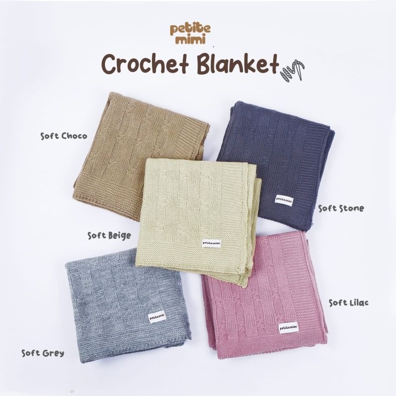 Jual PETITE MIMI CROCHET BLANKET/ SELIMUT BAYI / SELIMUT RAJUT | Shopee ...