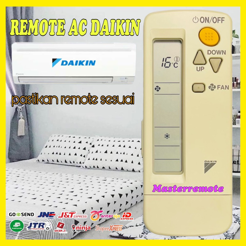 Jual REMOT REMOTE AC DAIKIN BRC4C151 ORIGINAL | Shopee Indonesia