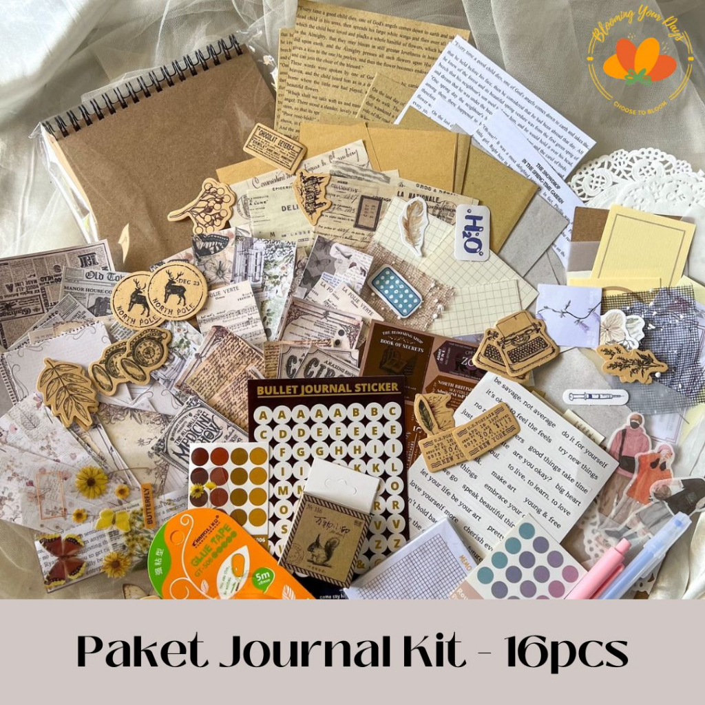 Jual bujo kit lengkap paket journaling journal kit bullet journal book ...