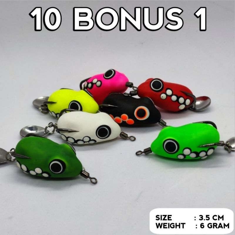 Jual SOFT FROG KILLER 3.5 CM UMPAN CASTING KODOK KARET | Shopee Indonesia