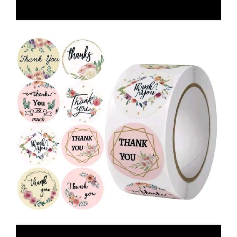 Jual stiker ucapan thankyou | Shopee Indonesia