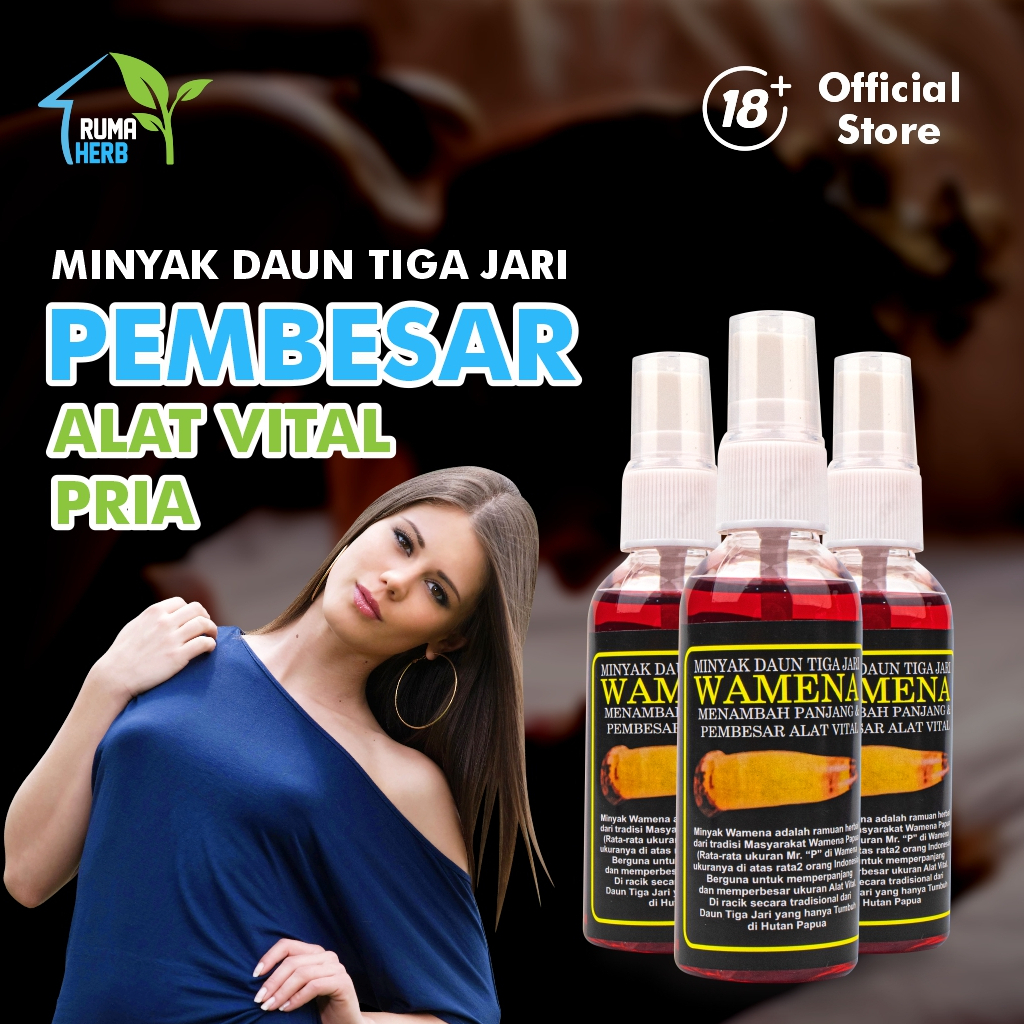 Jual Pembesar Alat Vita Pria Obat Pemanjang Alat Vital Pria Minyak Wamena Daun Tiga Jari 100% ...