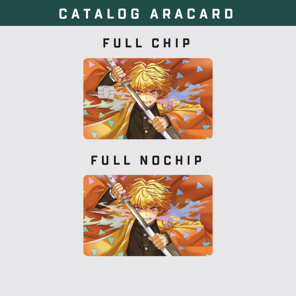 Jual Stiker Sticker Kartu Atm Garskin Skin Card Atm - DEMON SLAYER ...