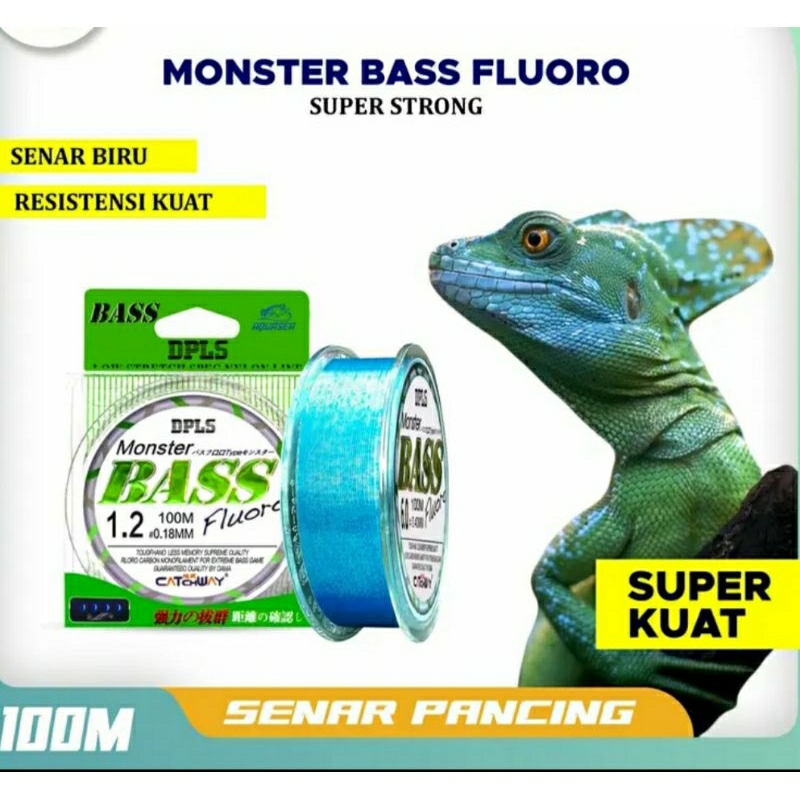 Jual Senar pancing Leader Monster Bass Fluorocarbon | Shopee Indonesia