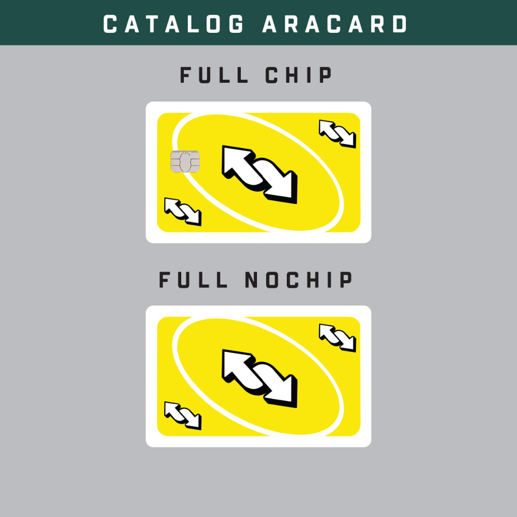 Jual Stiker Sticker Kartu Atm Garskin Skin Card Atm - UNO + Laminating ...