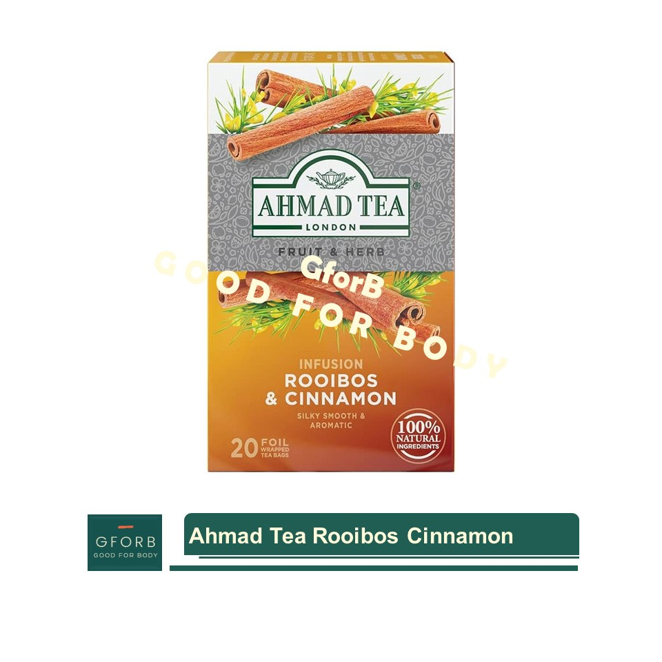 Jual SACHET Ahmad Tea Rooibos Cinnamon Fruit Herbs Green Tea London Teh ...