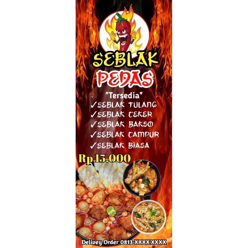 Jual BANNER/SPANDUK SEBLAK | Shopee Indonesia