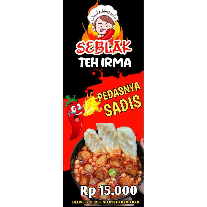 Jual BANNER/SPANDUK SEBLAK | Shopee Indonesia