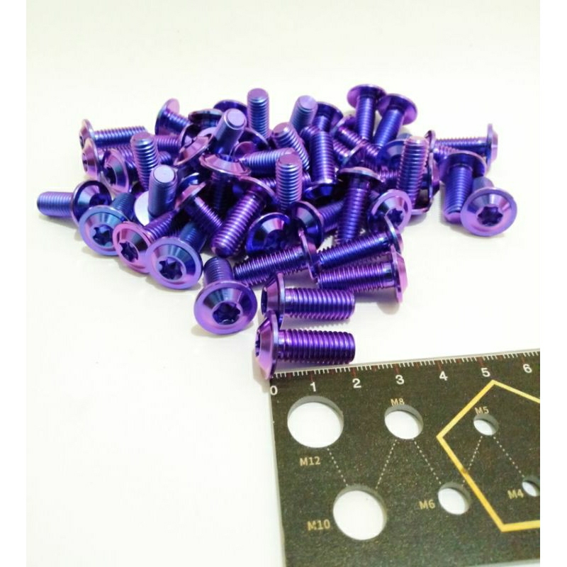 Jual baut titanium disk piringan universal | Shopee Indonesia