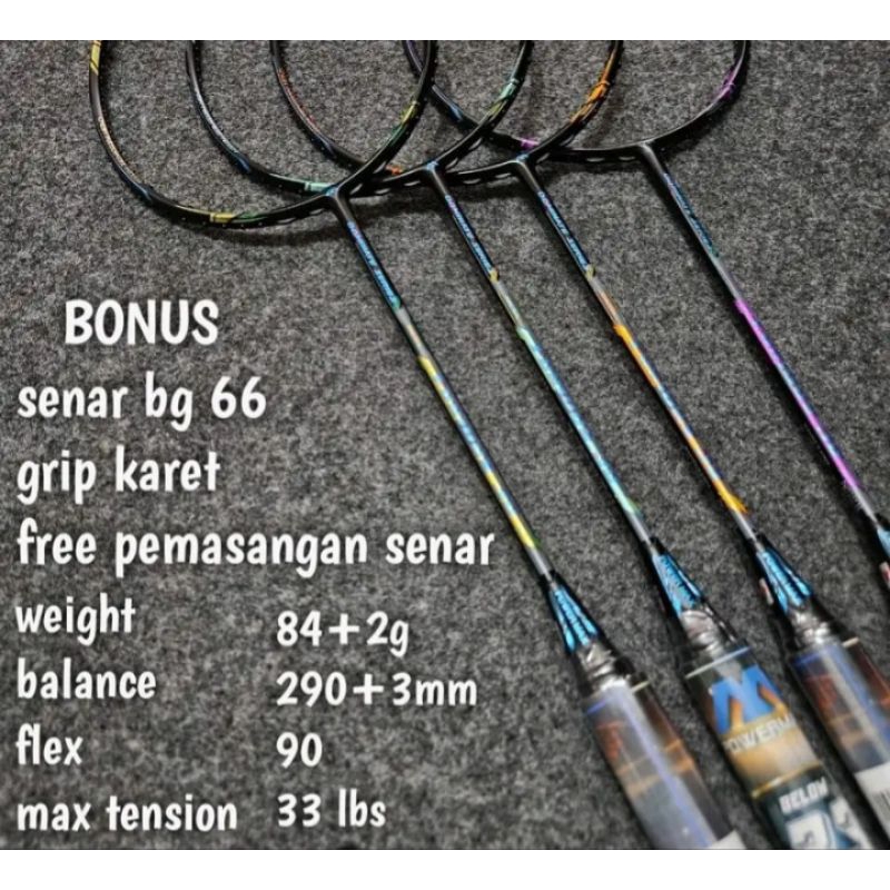 Jual RAKET BADMINTON POWER MAX DOMINATE 100% ORIGINAL | Shopee Indonesia
