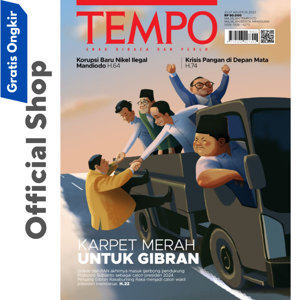 Jual Majalah Tempo Cetak Edisi. 5228 "Karpet Merah Untuk Gibran ...
