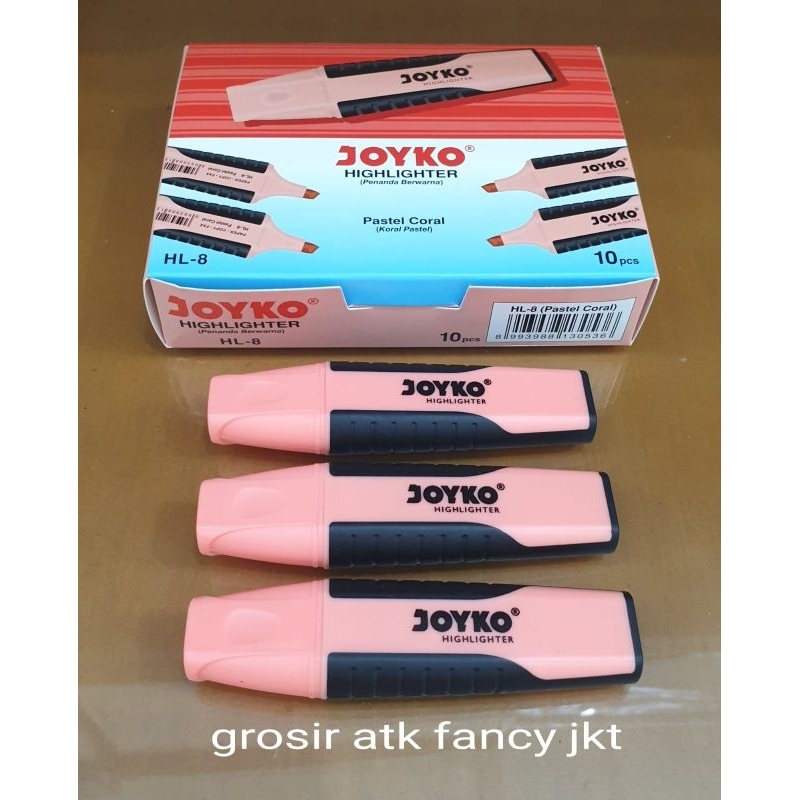 Jual Stabilo Highlighter Penanda Warna Joyko HL1 - 5 / 6 - 16 Pastel ...