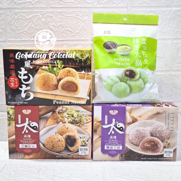 Jual Mochi Royal Family Mochi Taiwan Matcha Red Bean Coconut Sesame ...