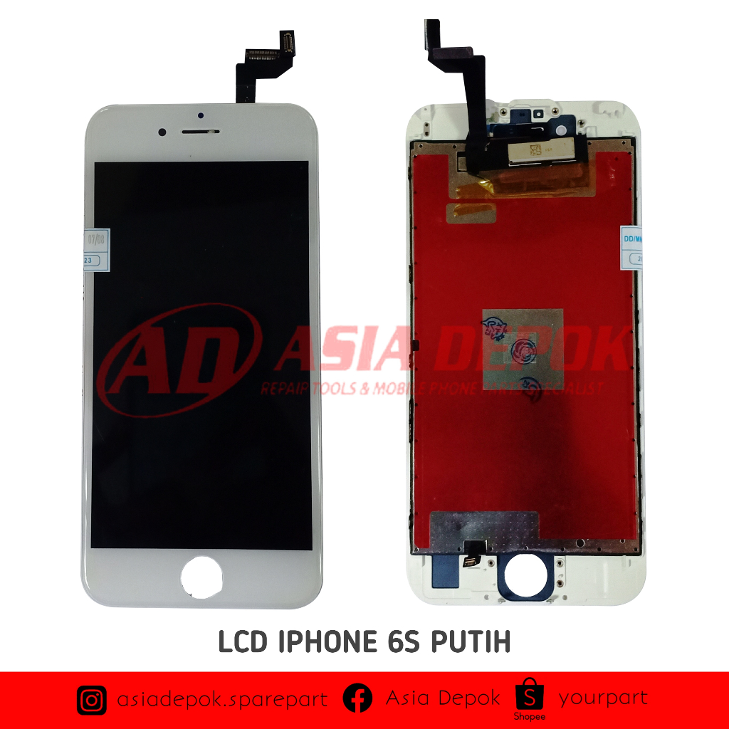 Jual LCD IP 6S PUTIH | Shopee Indonesia