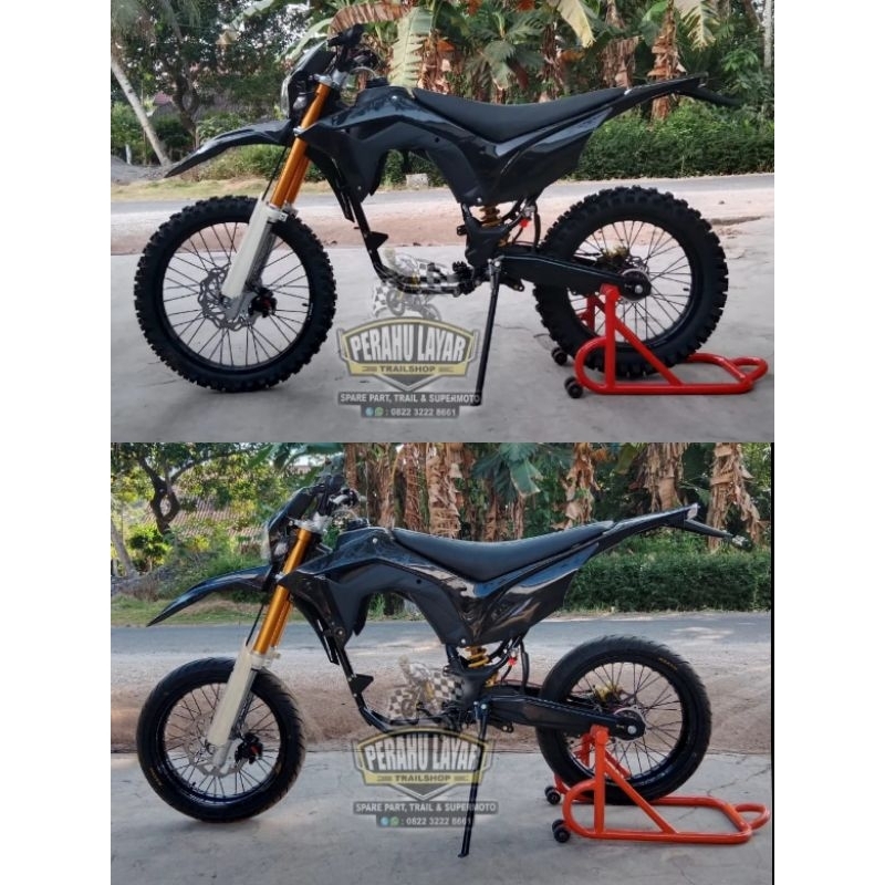 Jual Ready frame rangka bodyset body full Rolling sasis CRF premium PNP MESIN : TIGER, MP mono ...