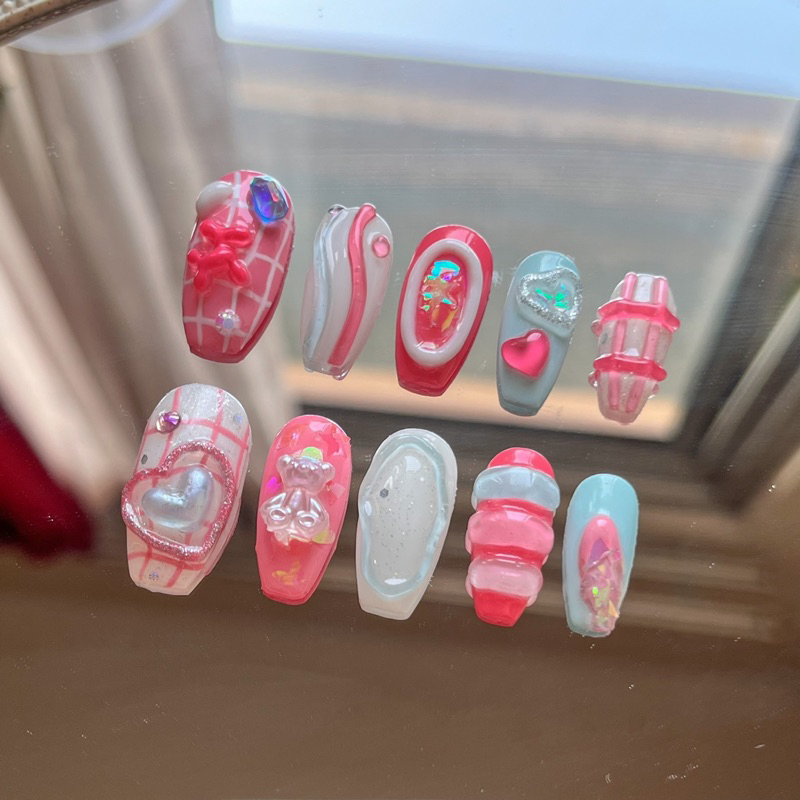 Jual Kuku palsu 3d | kuku paslu wedding | PRESS ON NAILS | KUKU PALSU ...