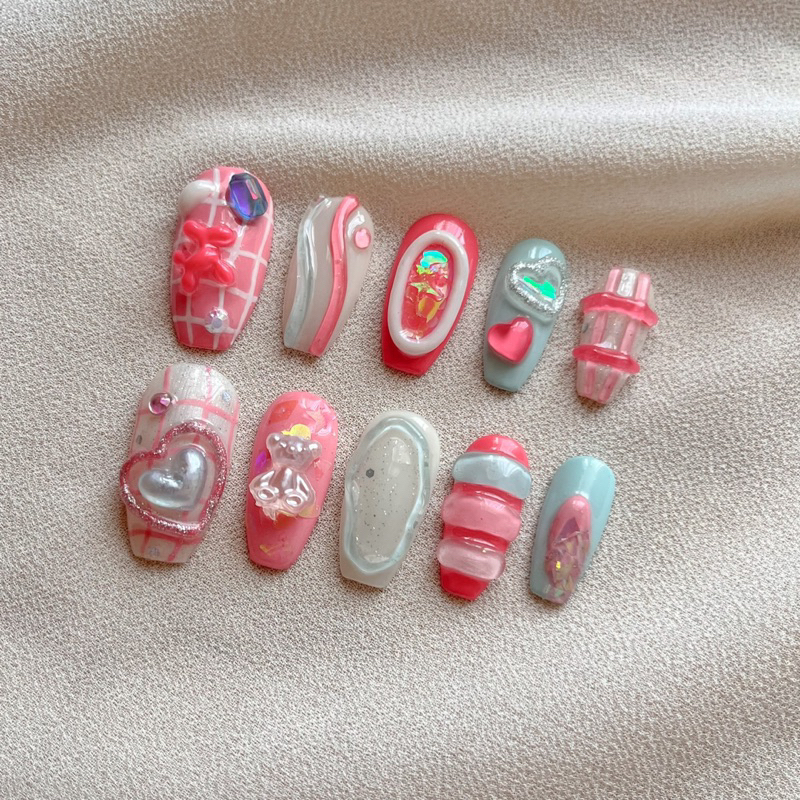 Jual Kuku palsu 3d | kuku paslu wedding | PRESS ON NAILS | KUKU PALSU ...