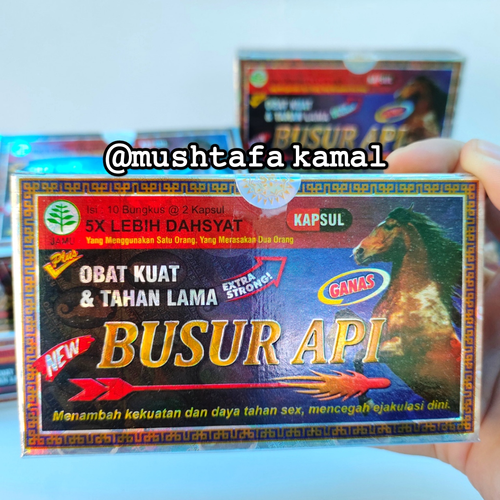 Jual Jamu Kuat Busur Ppi Ganas Original 100% Isi 10 Bungkus @ 2 Kapsul GANAS New Busur Api ...