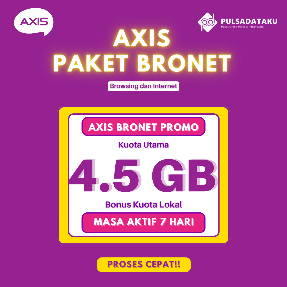 Jual PAKET DATA AXIS ISI ULANG BRONET OWSEM MURAH | Shopee Indonesia