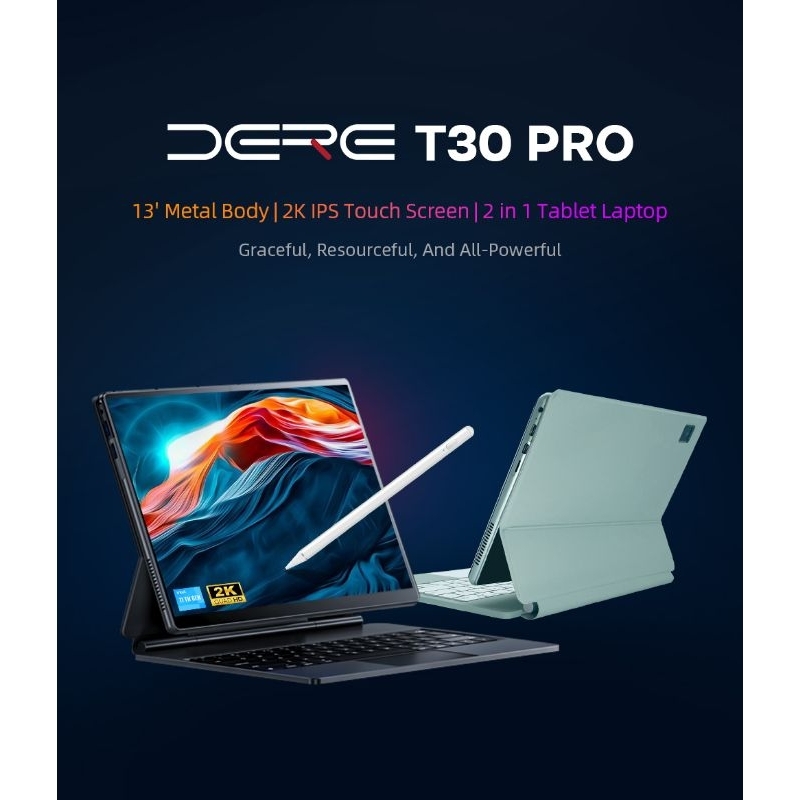 Jual DERE T30 Pro Intel N5095 4Core 13" 2in1 Windows 11 Pro | Shopee Indonesia