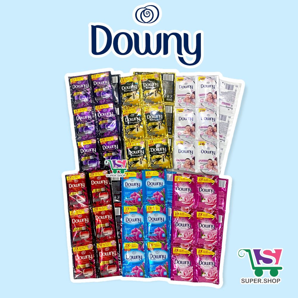 Jual DOWNY Pelembut & Pewangi Pakaian Sachet 18 ML Renceng (isi 6 pcs ...