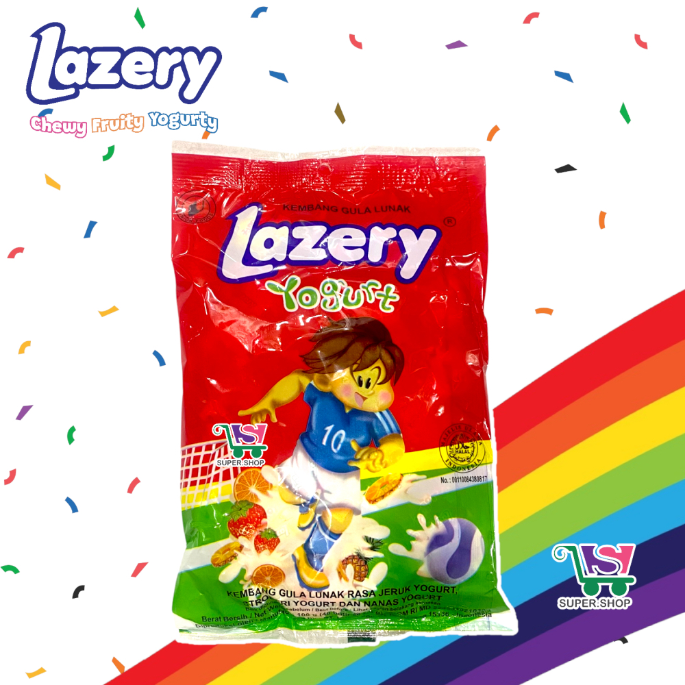 Jual LAZERY Permen Yogurt Pack 100 Gram (isi 40 pc) | Shopee Indonesia