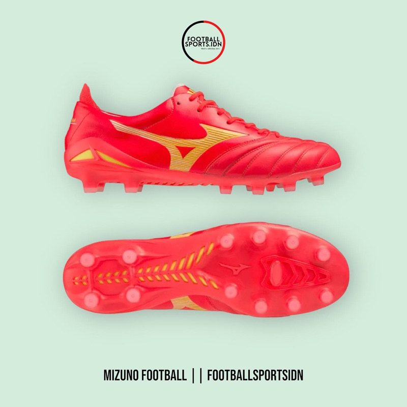 Jual SEPATU BOLA MIZUNO MORELIA NEO IV ELITE RED YELLOW | Shopee Indonesia