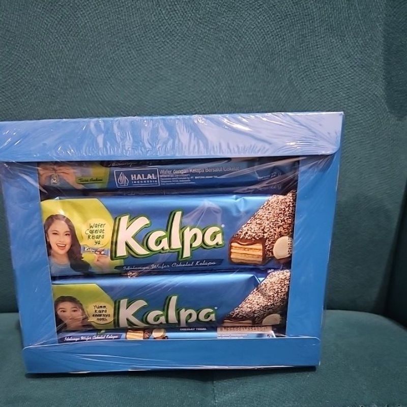 Jual Kalpa Wafer Coklat Kelapa 22 Gr x 12 Pcs # Termurah | Shopee Indonesia