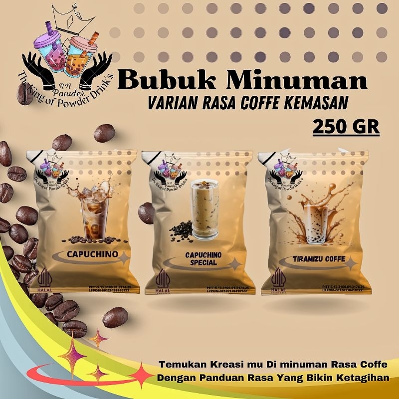 Jual Bubuk Minuman 250gr Serbuk Minuman Aneka Rasa Coffe Minuman Boba ...