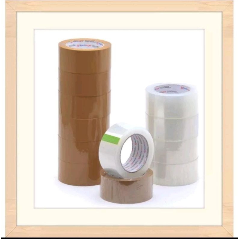 Jual LAKBAN BENING / LAKBAN COKLAT / LAKBAN SEBAGUNA / PANJANG 55yard ...