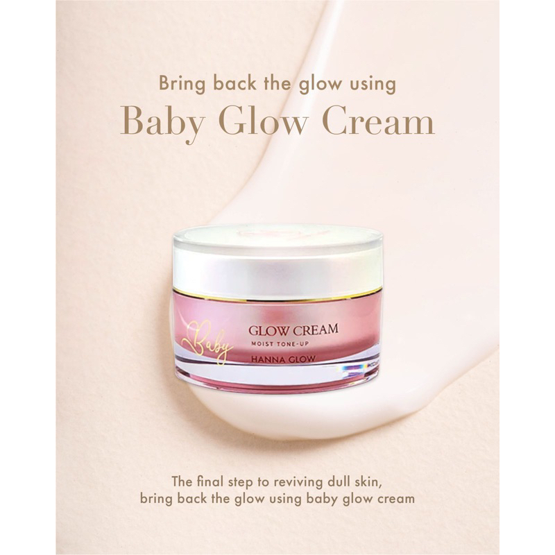 Jual Hanna Glow Baby Glow Tone Up Cream 50ml | Shopee Indonesia