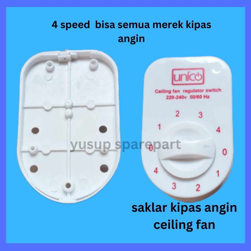 Jual SAKLAR KIPAS ANGIN/Regulator Switch CEILING FAN, AUTO FAN SEMUA ...