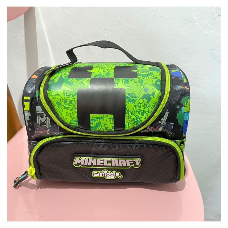 Jual Smiggle Minecraft Lunchbag Lunchbox Tas Bekal Smiggle | Shopee ...