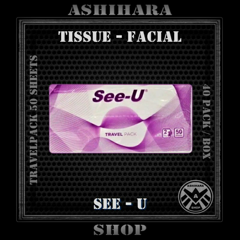 Jual TISSUE SEE U FACIAL TRAVELPACK 50 SHEET (PER BOX) - ISI 40 PACK ...