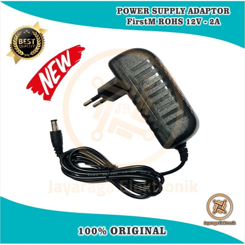 Jual Adaptor ROHS FirsM Output 12V 2A 12V 1A ORIGINAL daya REAL dijamin ...