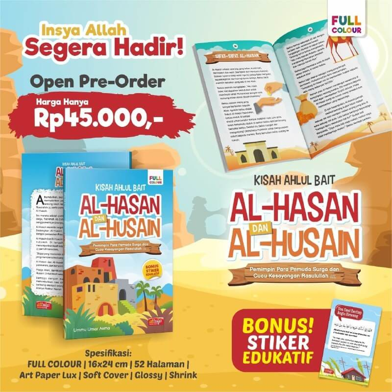 Jual KISAH AHLUL BAIT AL HASAN DAN AL HUSAIN ATTUQA BUKU ANAK SHOLEH ...