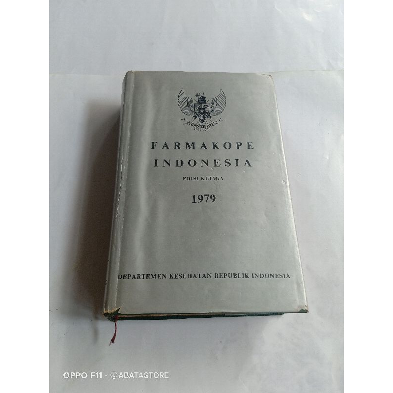 Jual BUKU FARMAKOPI INDONESIA EDISI KETIGA 1976 DEPKES RI | Shopee ...