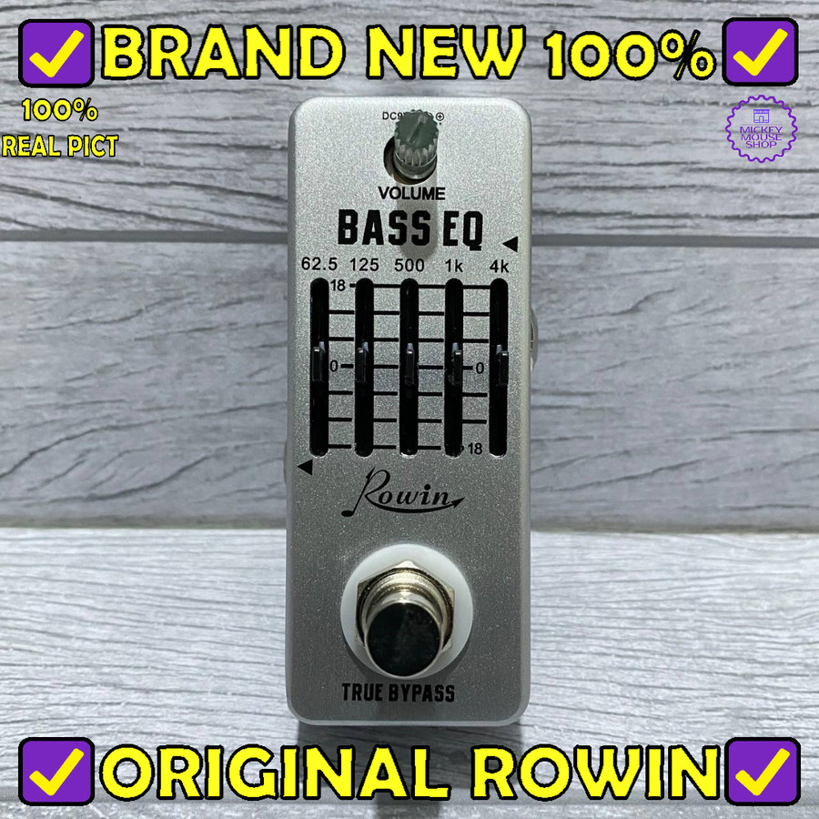 Jual Efek Bass Rowin Bass EQ 5 Bands EQ Band Equalizer Tone Control Pedal | Shopee Indonesia