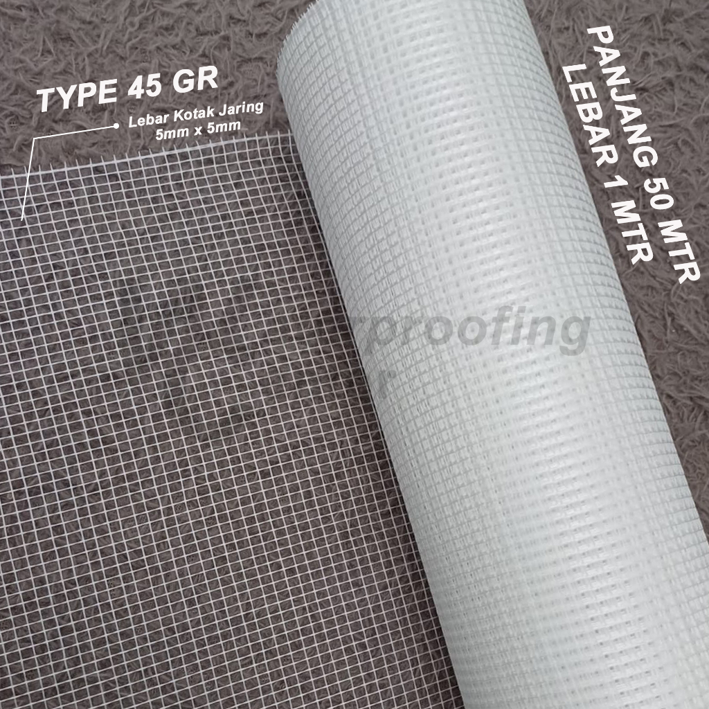 Jual Fiberglass Mesh Waterproofing / Fiber Net | Shopee Indonesia