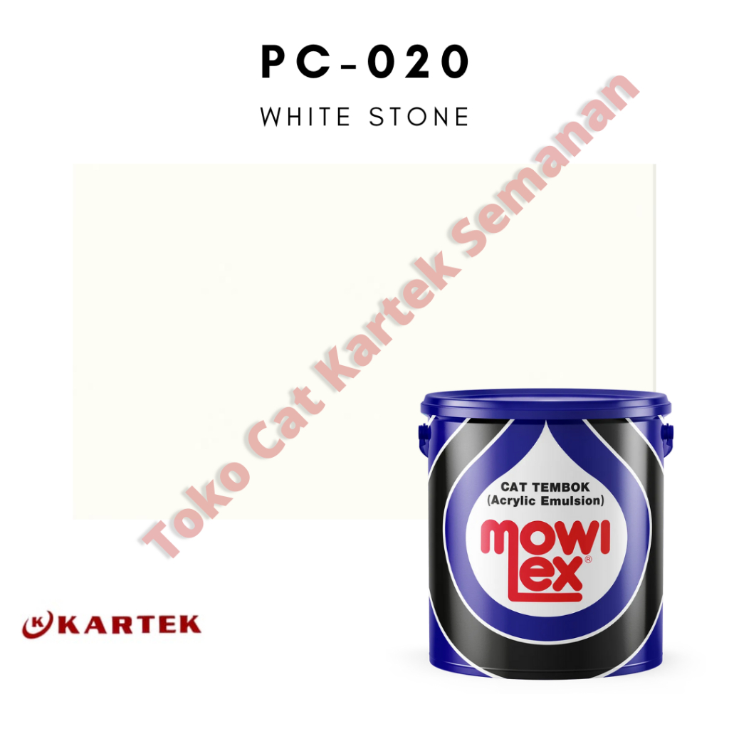 Jual MOWILEX EMULSION INTERIOR PC-020 WHITE STONE (2.5 liter) | Shopee ...