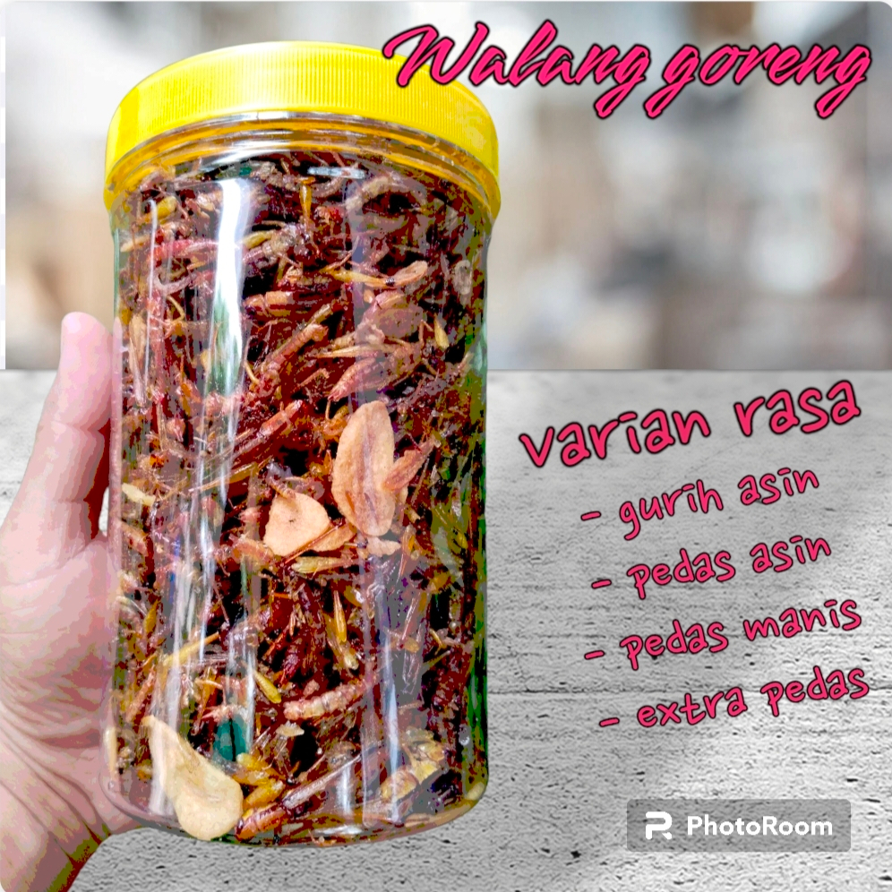 Jual cemilan ringan belalang goreng 210gram | Shopee Indonesia