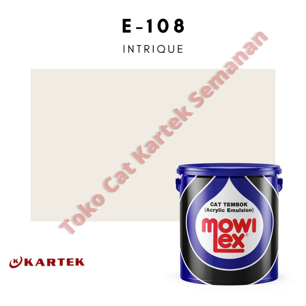 Jual MOWILEX EMULSION INTERIOR E-108 INTRIQUE (1 liter) | Shopee Indonesia